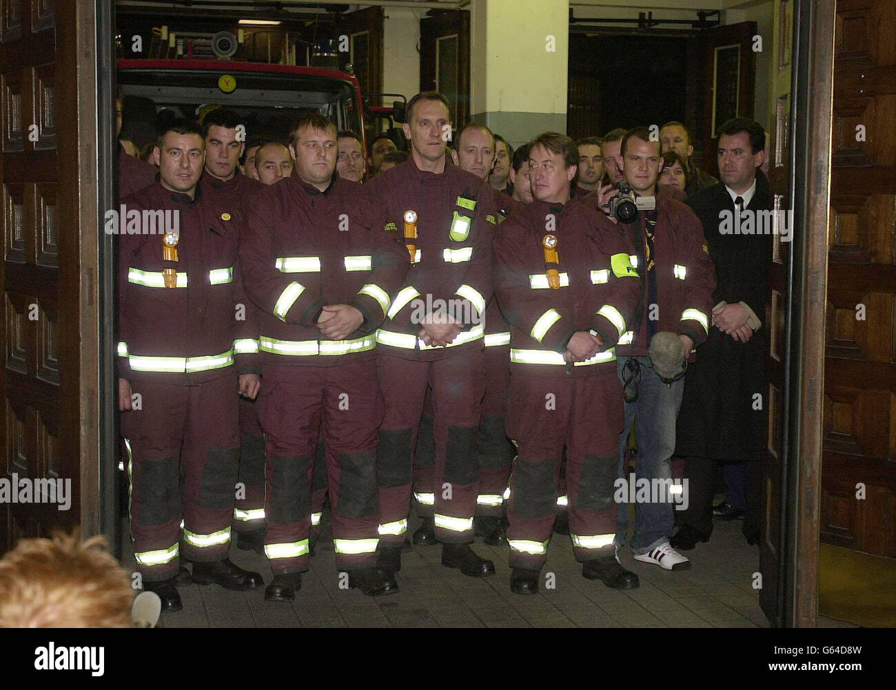 Als der landesweite feuerwehrstreik beginnt -Fotos und -Bildmaterial in ...