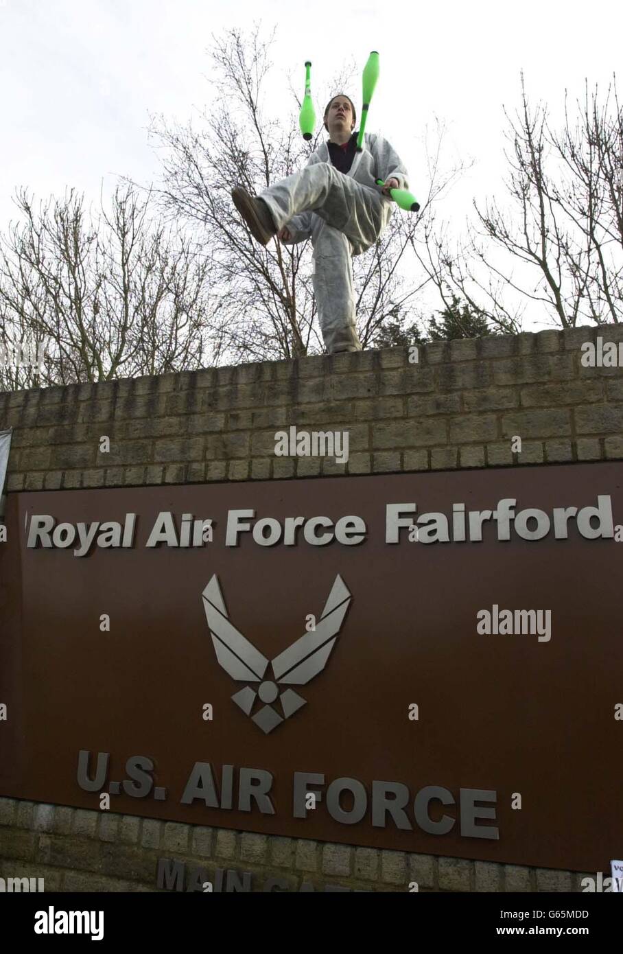 Jake swindon haupteingang uns air base raf fairford -Fotos und ...