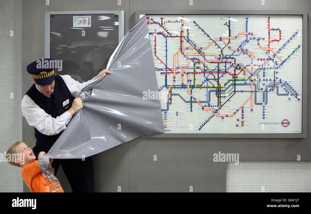 LEGO Tube Map Stockfotografie - Alamy