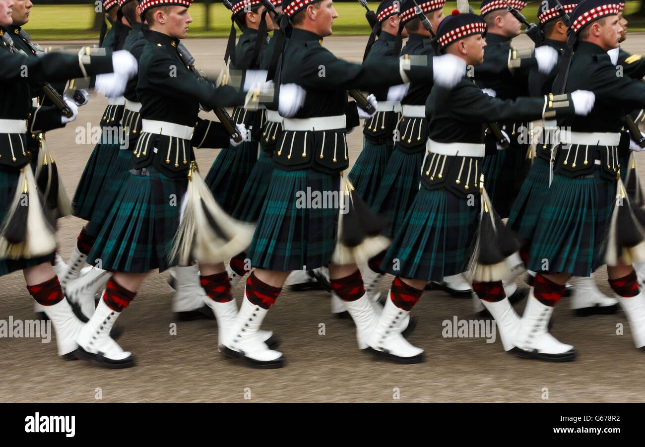 5 bataillon royal regiment schottland 5 schotten -Fotos und ...