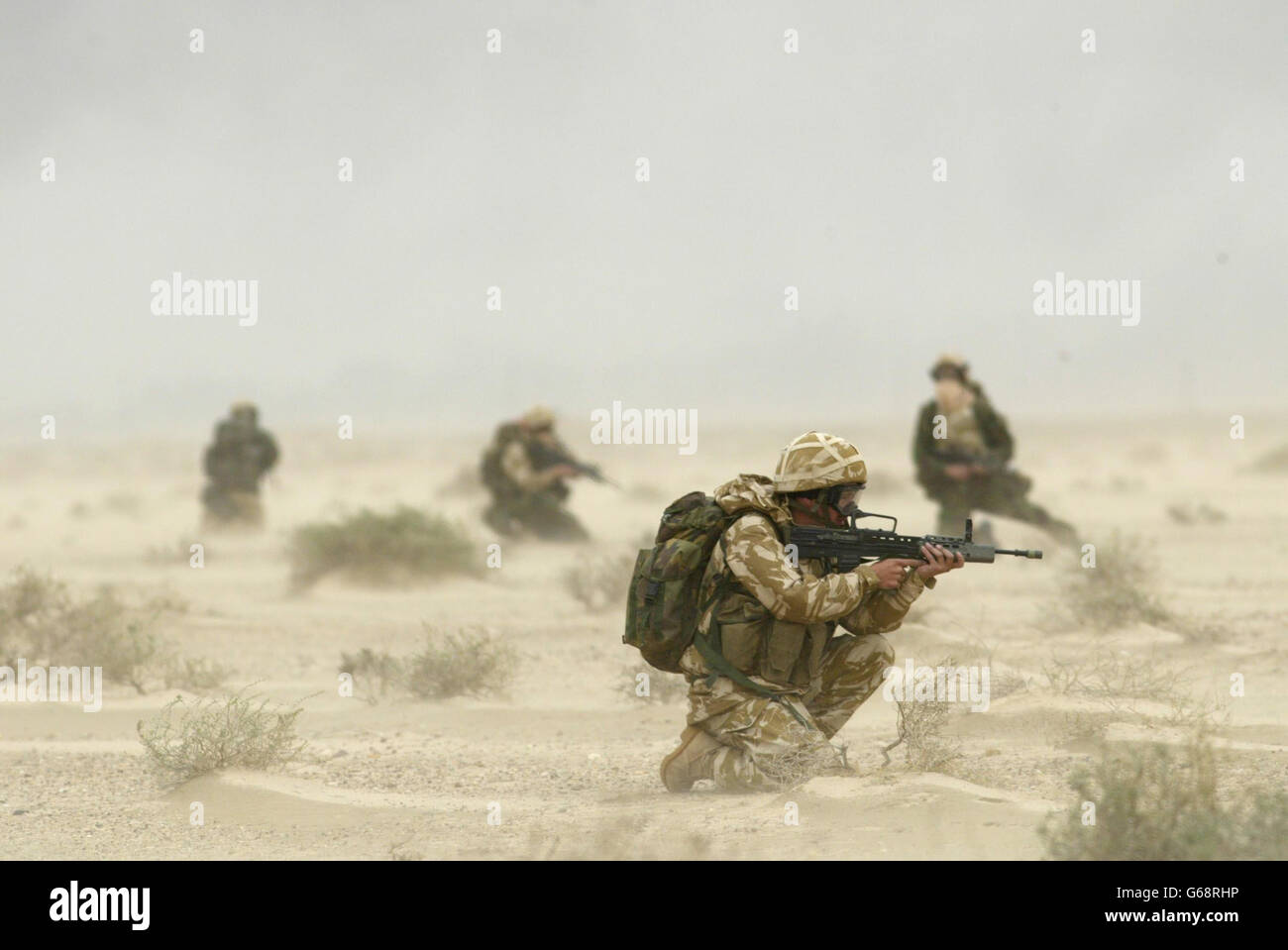 Iraq war sandstorm Stockfotos und -bilder Kaufen - Alamy