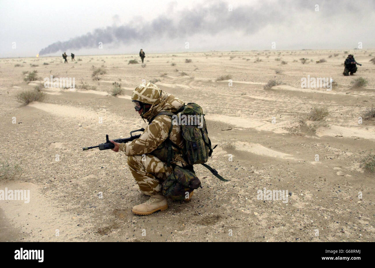 Iraq war sandstorm Stockfotos und -bilder Kaufen - Alamy