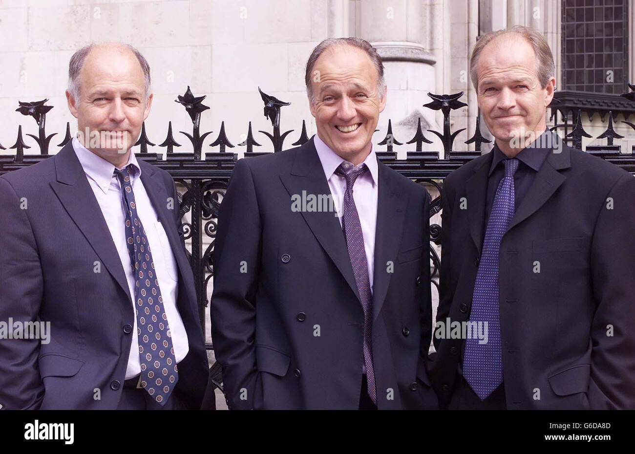 Mitglieder der 70er-Jahre-Band Blue, Hugh Nicholson und David Nicholson ...