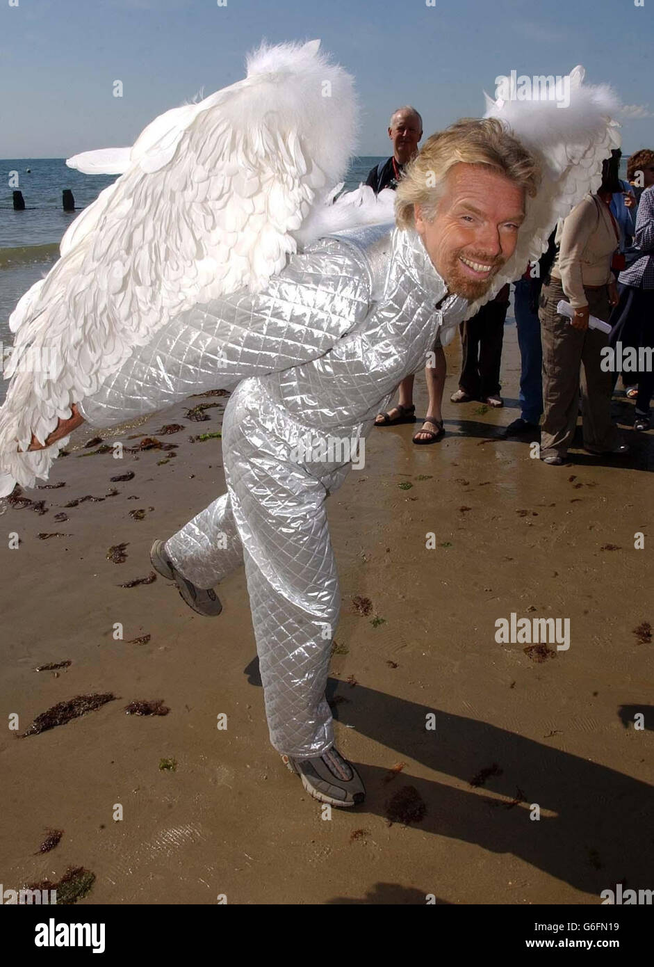 Sir richard branson bereitet sich auf den flug vor -Fotos und ...