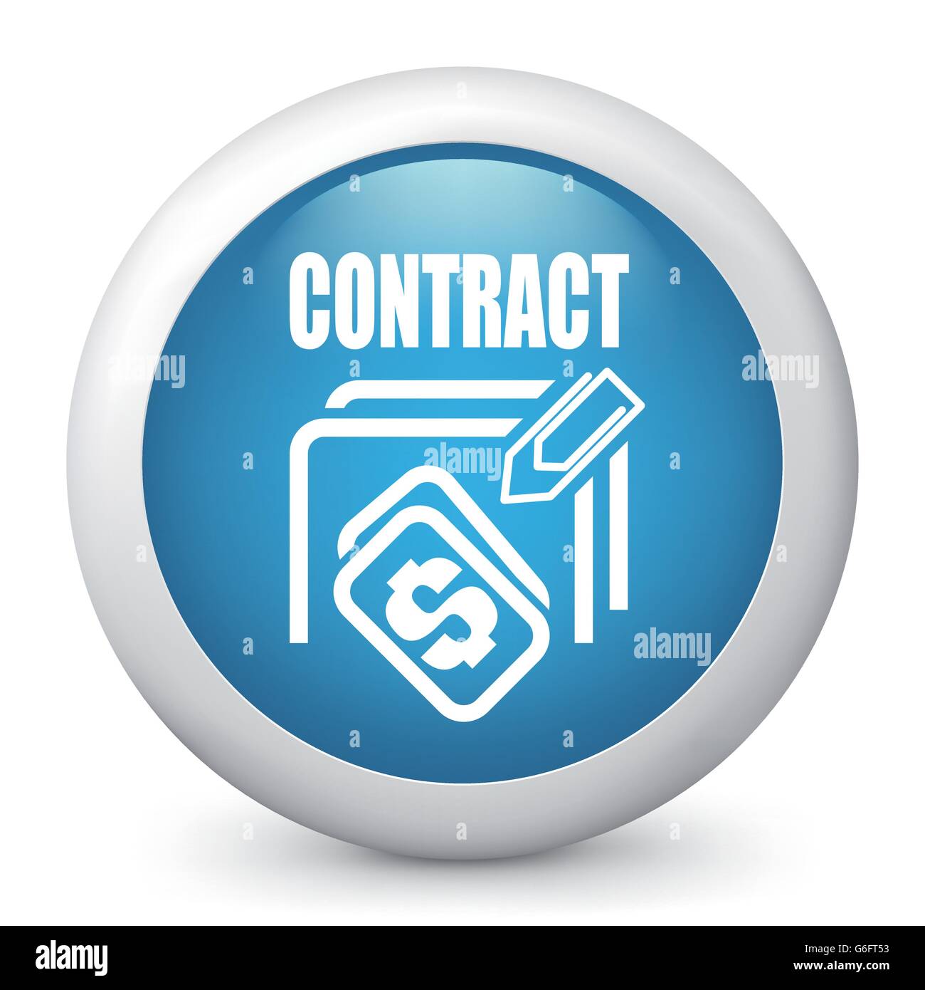 Vektor-Illustration der Vertrag-Symbol Stock-Vektorgrafik - Alamy