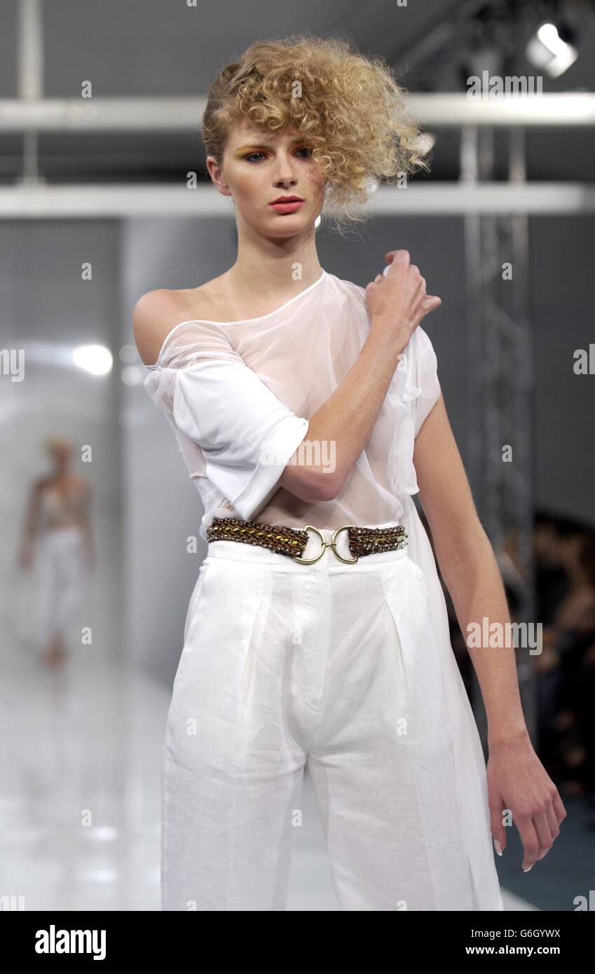 A model wears a see through top -Fotos und -Bildmaterial in hoher ...