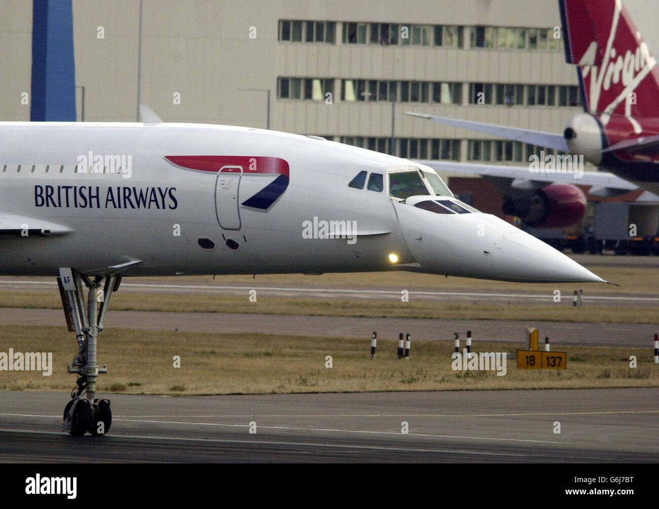 Transport flugzeug concorde concordegal gesamtansicht gv flugzeug ...