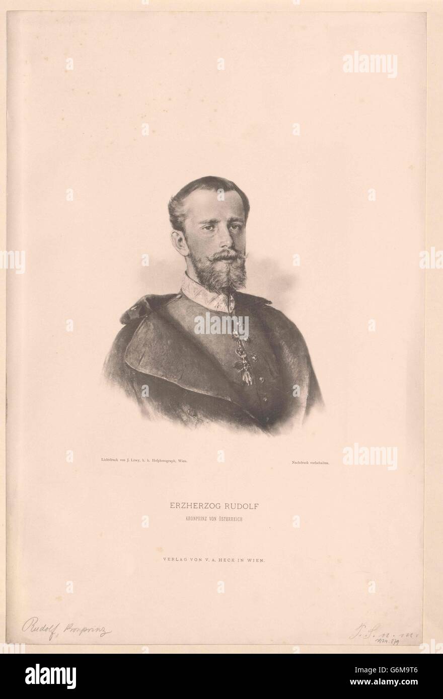 Archduke rudolf crown prince rudolph crown prince of austria -Fotos und ...