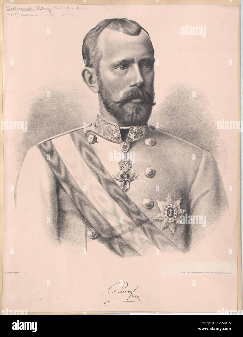 Archduke rudolf crown prince rudolph crown prince of austria -Fotos und ...