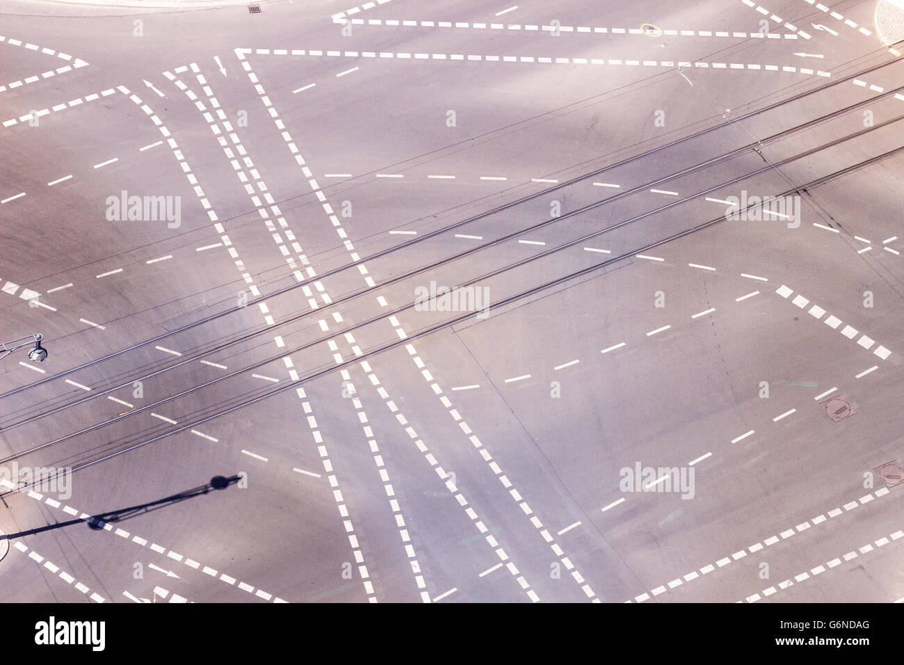 Ansicht der kreuzung von oben gesehen -Fotos und -Bildmaterial in hoher Auflösung – Alamy