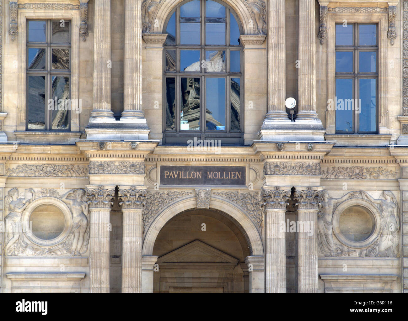 Pavillon Mollien am Louvre-Museum & Kunst-Galerie, Paris, Frankreich ...