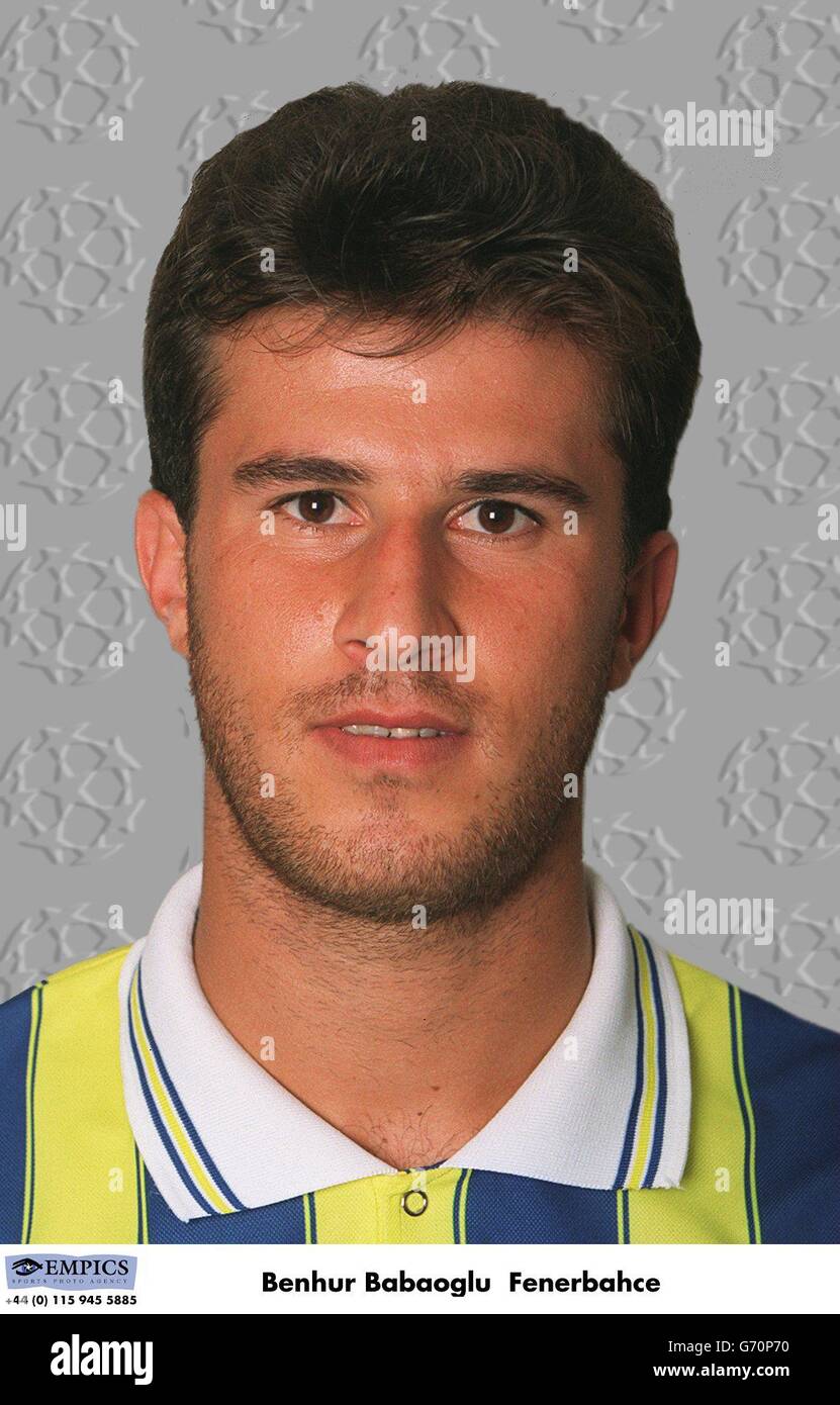 Benhur Babaoglu Fenerbahce. UEFA Champions League 1996/7 - Fußball ...