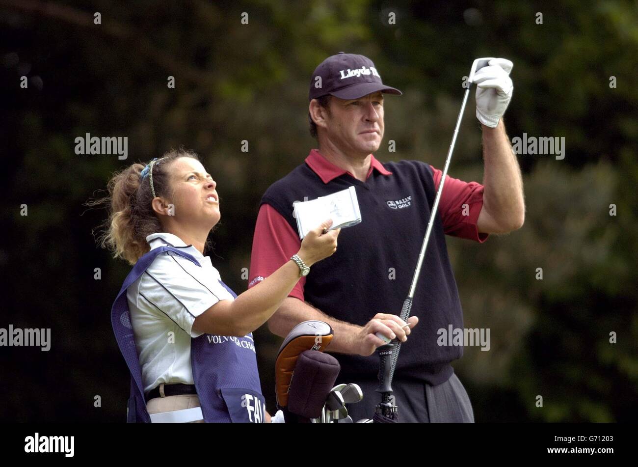 Nick faldo mit caddy fanny -Fotos und -Bildmaterial in hoher Auflösung ...