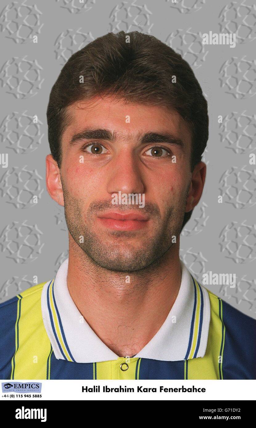 Halil Ibrahim Kara Fenerbahce. UEFA Champions League 1996/7 - Fußball ...