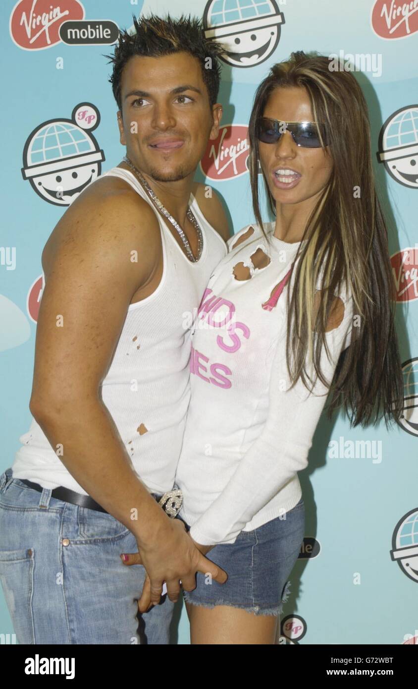 Peter Andre und Jordan (Katie Price) beim Big Gay Out Konzert im ...