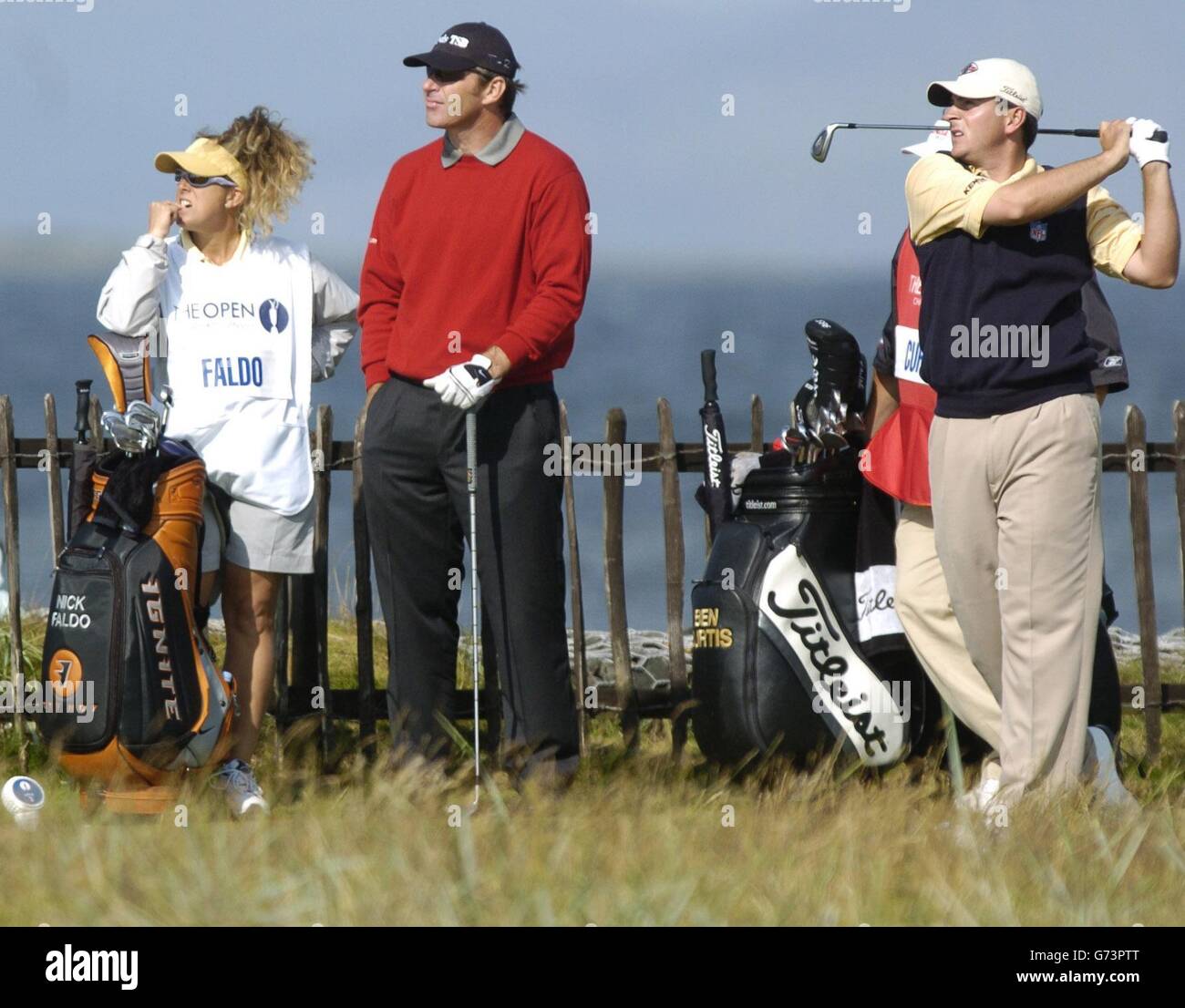 Nick faldo mit caddy fanny -Fotos und -Bildmaterial in hoher Auflösung ...
