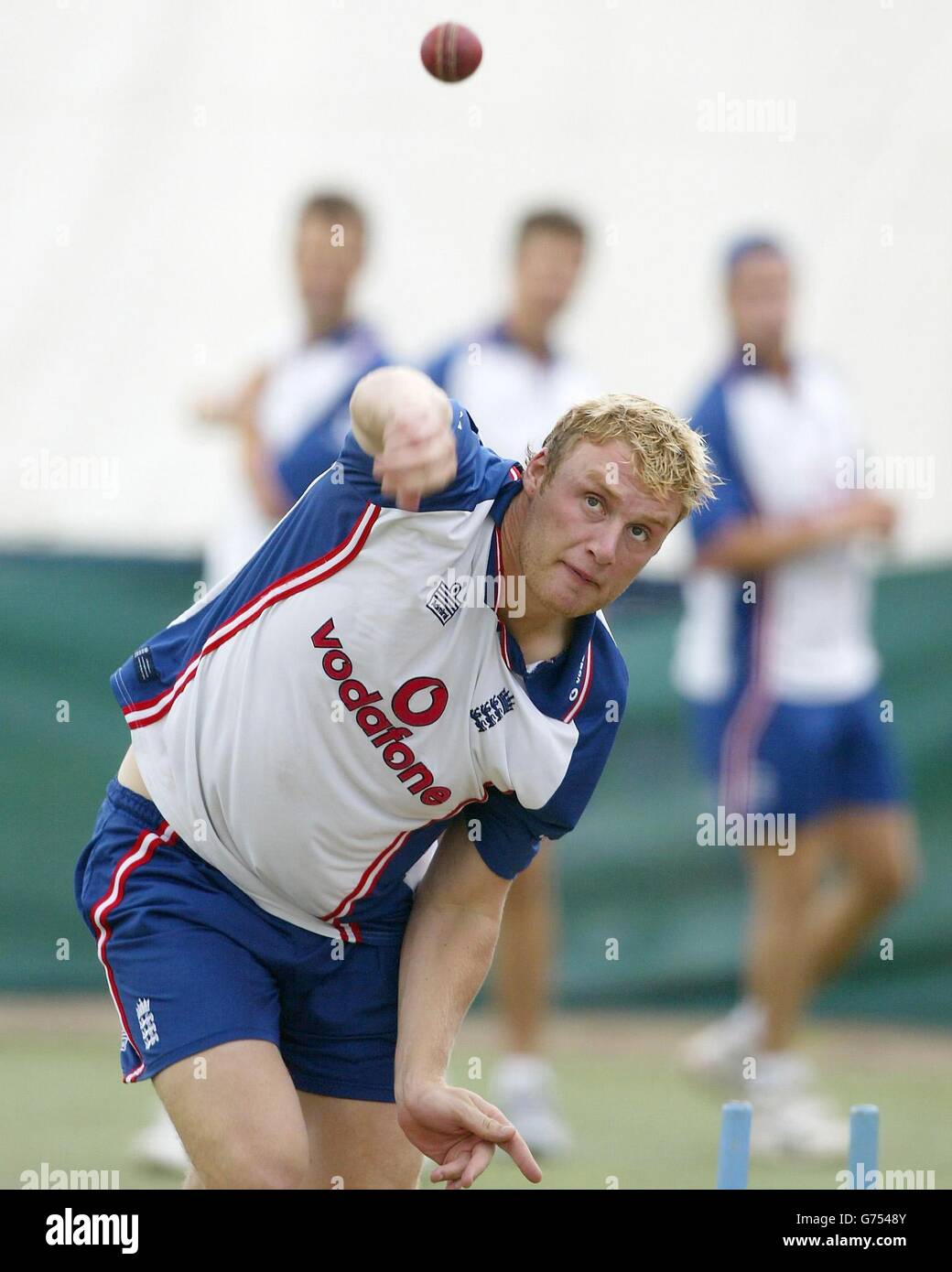 England andrew flintoff trainingseinheit old trafford -Fotos und ...