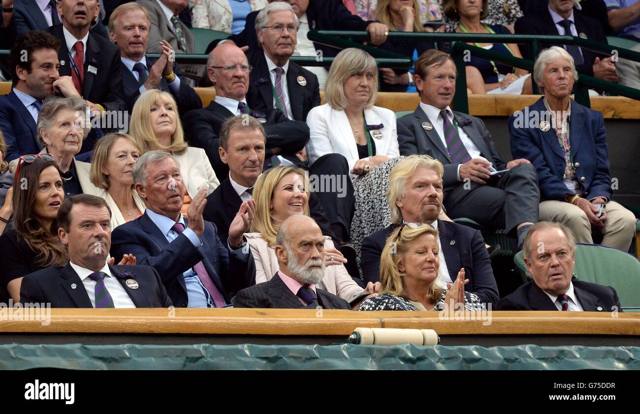 Sir richard branson royal box wimbledon -Fotos und -Bildmaterial in ...