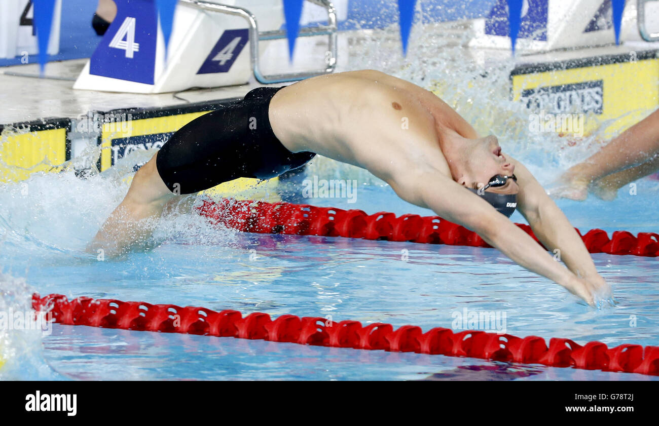 Liam Tancock, Englands Angehörender, startet im Tollcross International ...