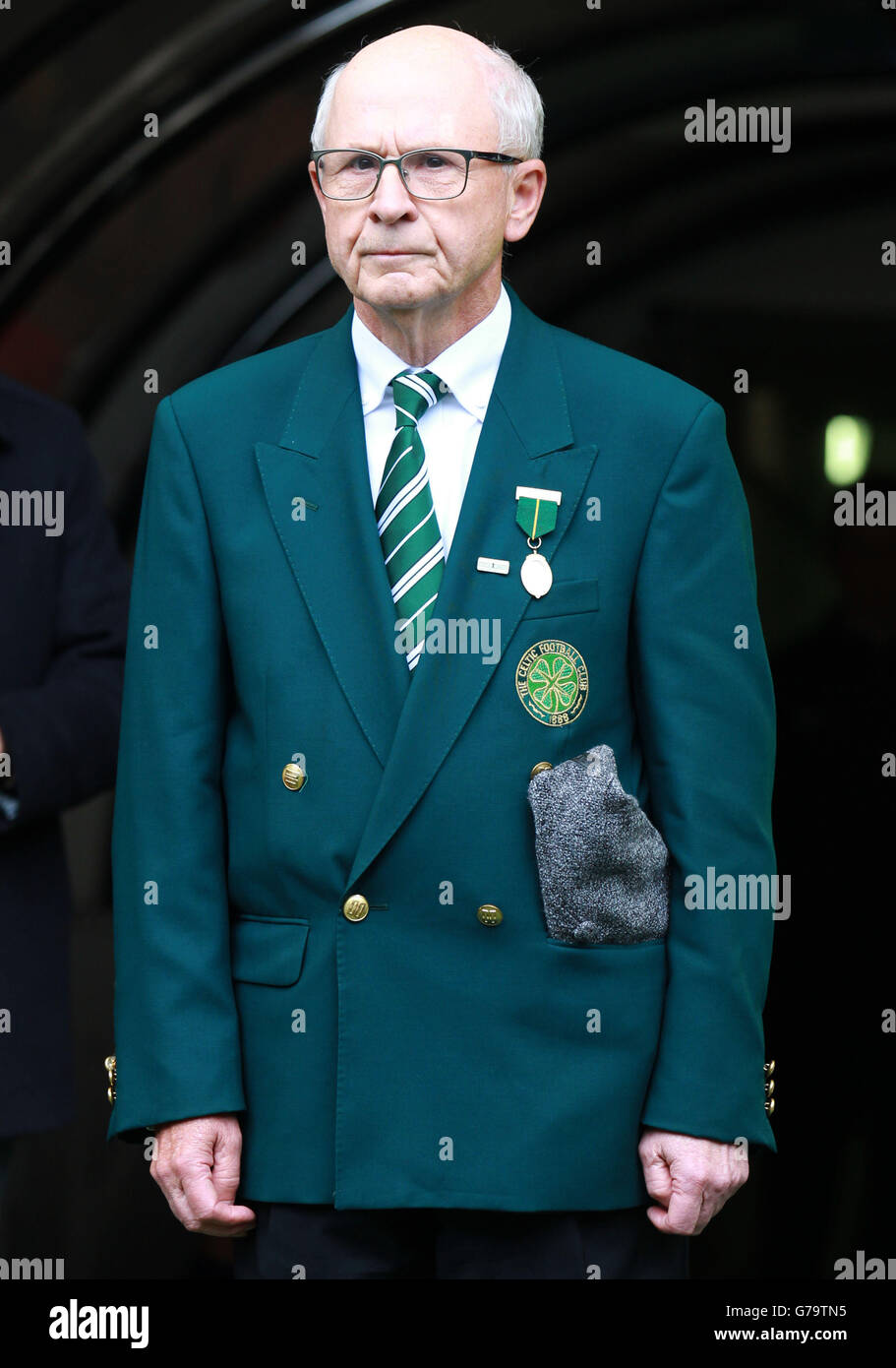 Der ehemalige Besitzer von Celtic Fergus McCann, bevor er das Spiel der ...