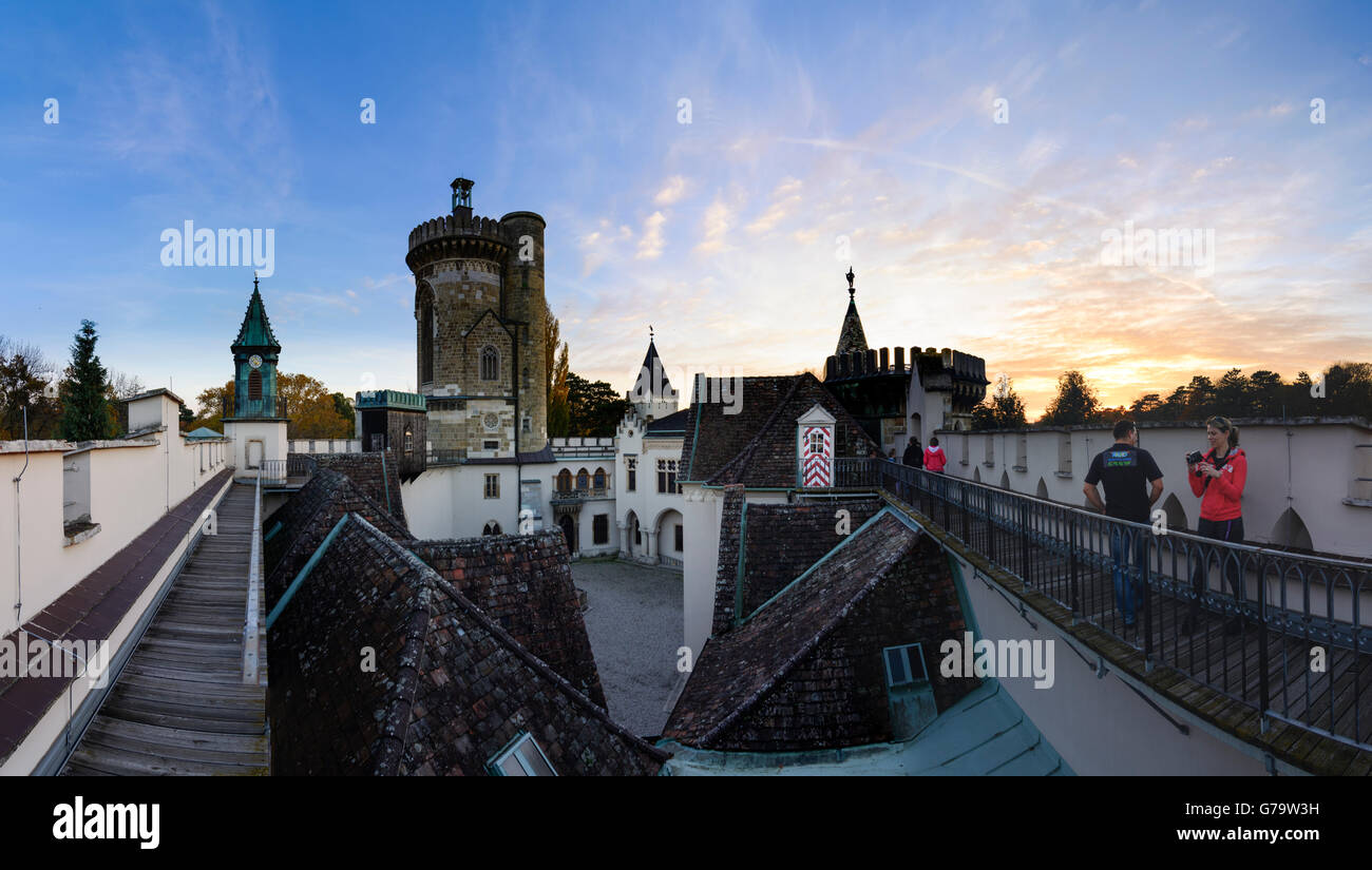Schloss Franzensburg Im Park Schlosspark Laxenburg Stockfotos und ...