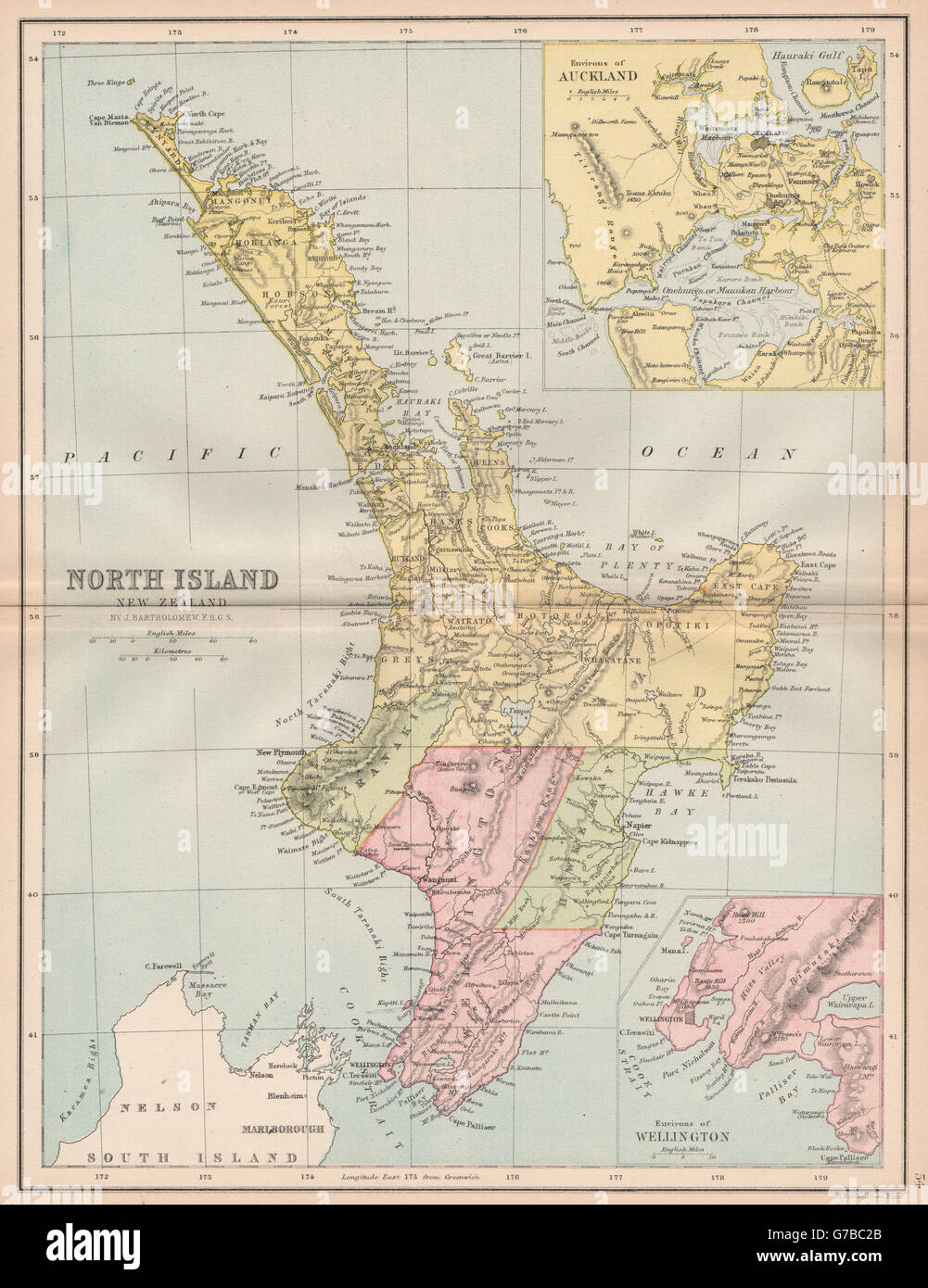 Map of auckland new zealand -Fotos und -Bildmaterial in hoher Auflösung ...