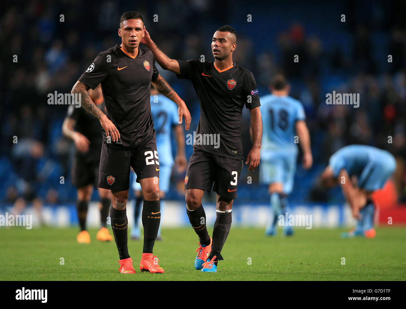 Fußball - UEFA Champions League - Gruppe E - Manchester City / AS Roma ...