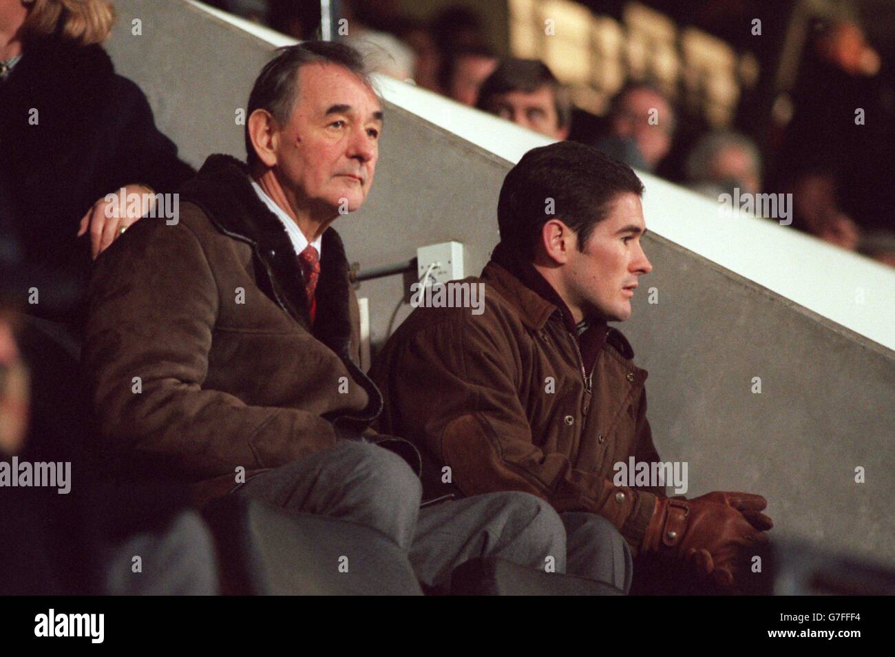 Brian clough in notts county mit seinem sohn nigel clough -Fotos und ...