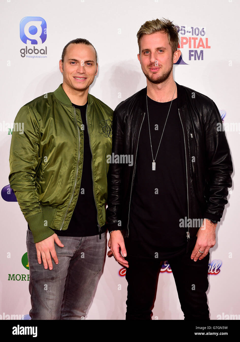 Joe 'Wooz' Lenzie (links) und Cameron Edwards von Sigma besuchen den ...