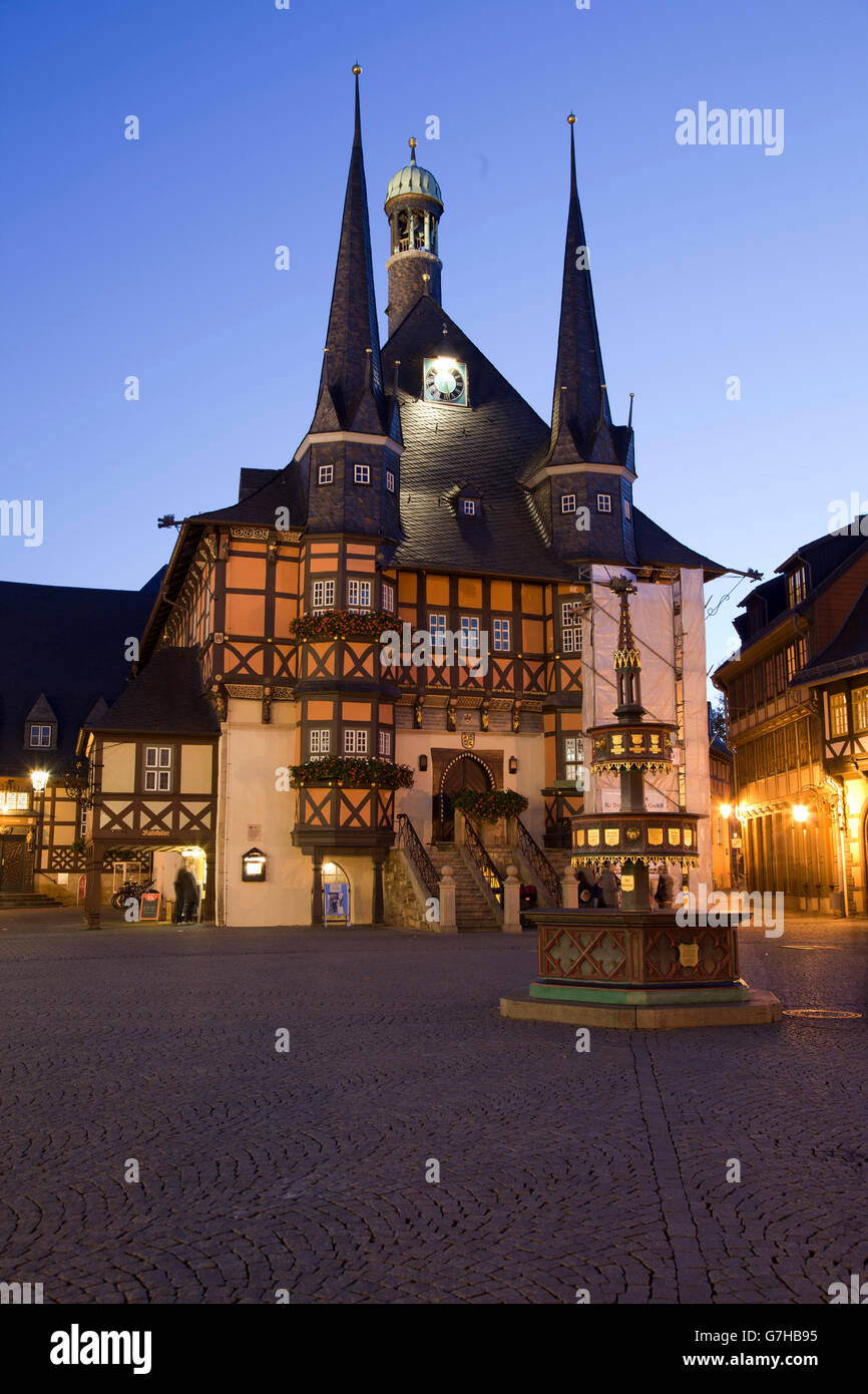 Wernigerode am abend -Fotos und -Bildmaterial in hoher Auflösung – Alamy