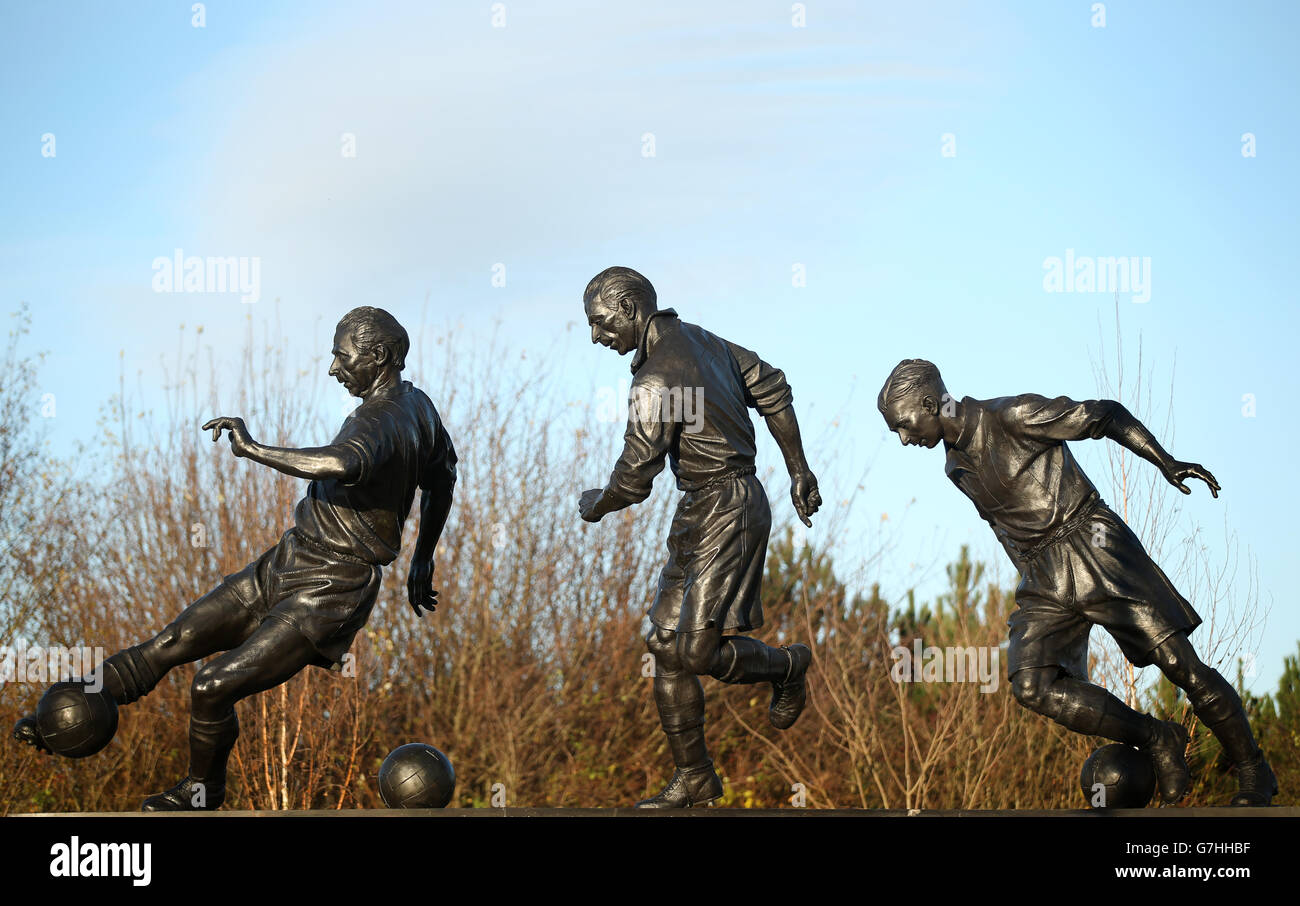 Statue von sir stanley matthews im britannia stadion -Fotos und ...