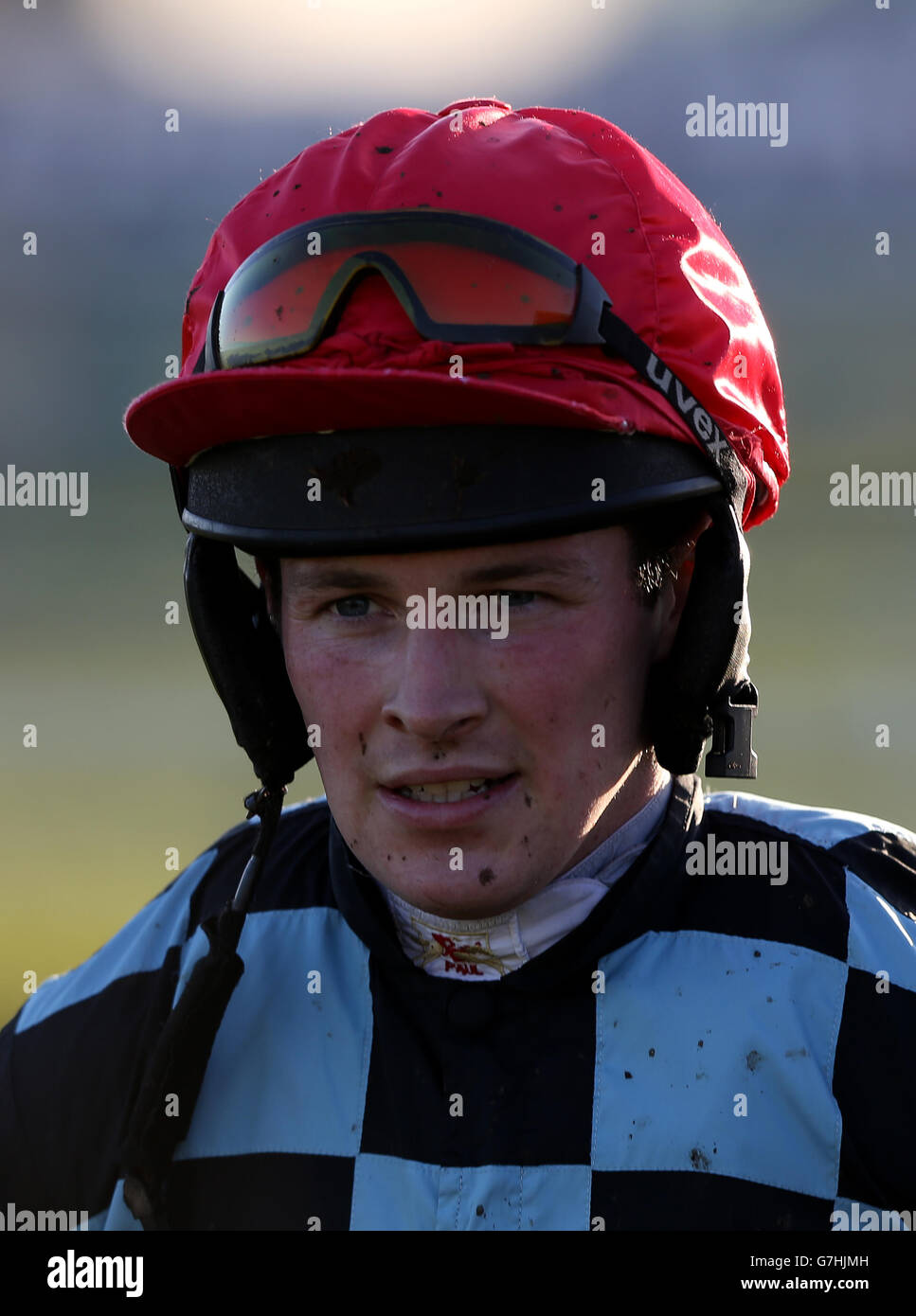Jockey peter carberry bei doncaster rennbahn -Fotos und -Bildmaterial ...