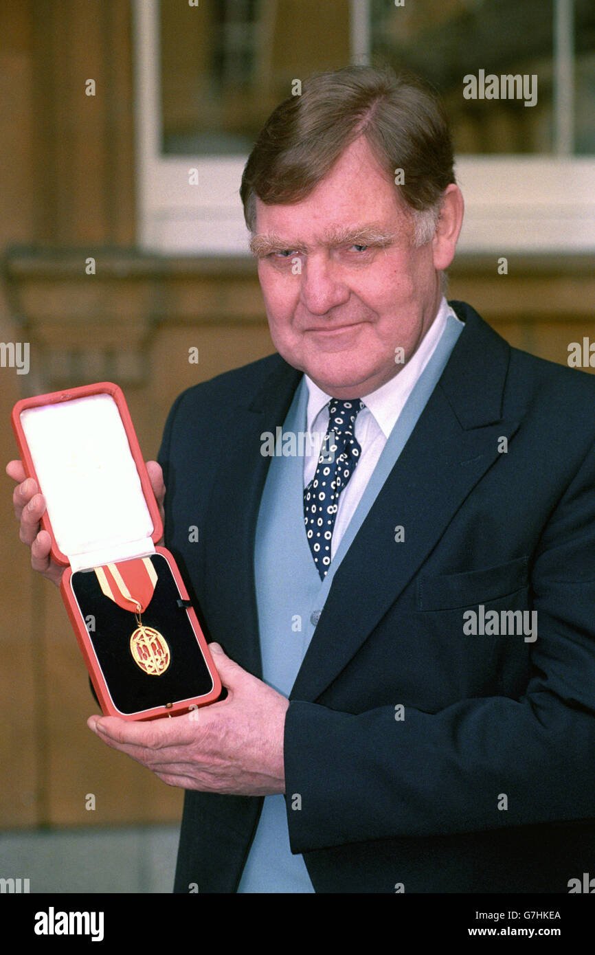 Sir Bernard Ingham, ehemaliger Pressesprecher von Margaret Thatcher ...