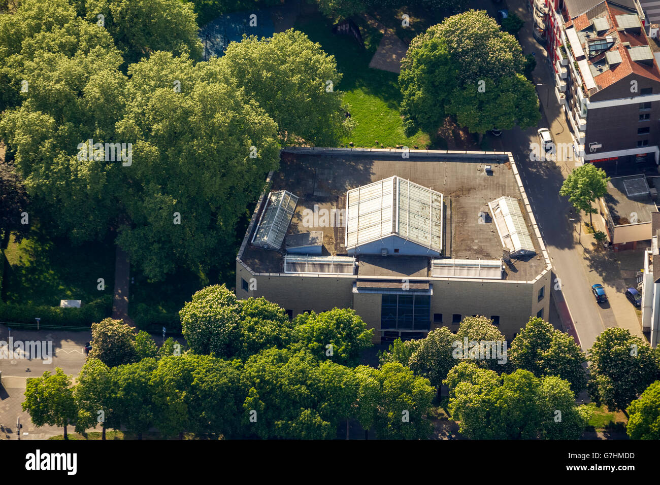 Luftaufnahme, ehemalige Museum bin Ostwall, Dortmund, Ruhr Region, Nord ...