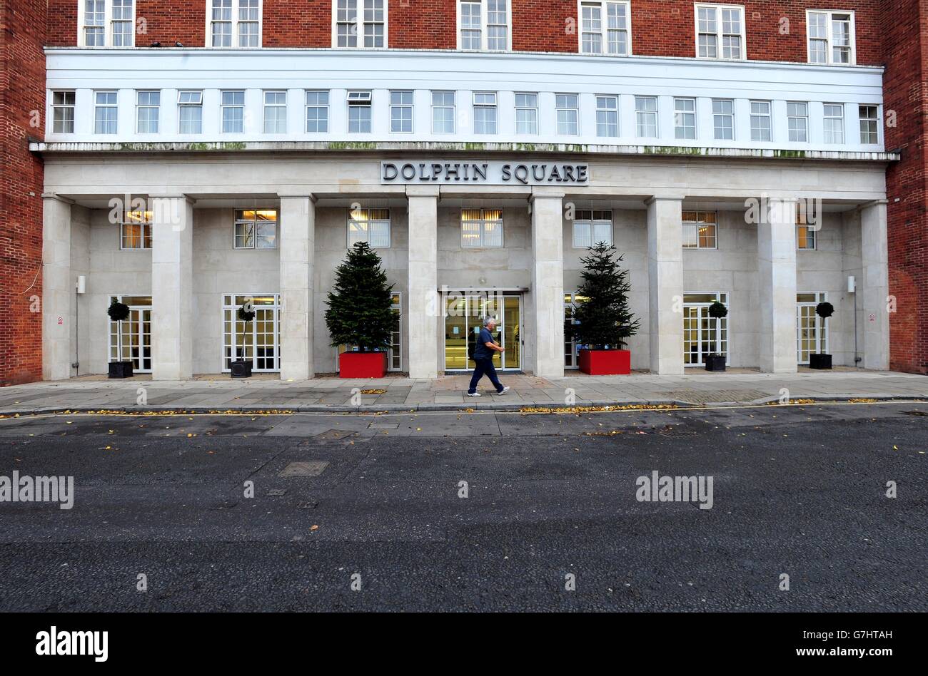 Allgemeine Ansicht des Dolphin Square in Pimlico, London, als ...