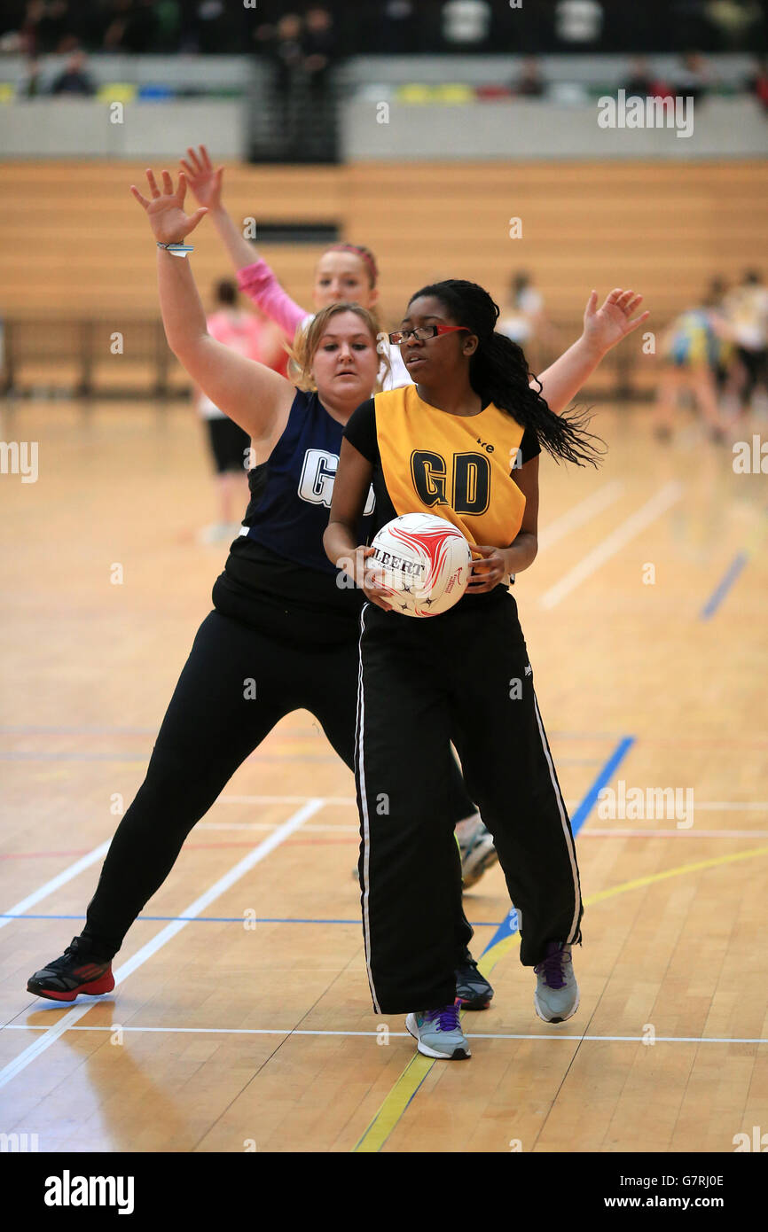 Bilder korbball in der stadt event copper box arena -Fotos und ...