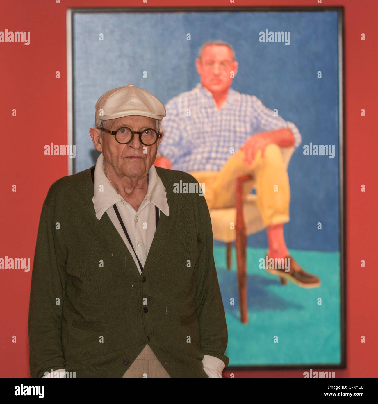London, UK. 27. Juni 2016. David Hockney RA präsentiert seine neue ...