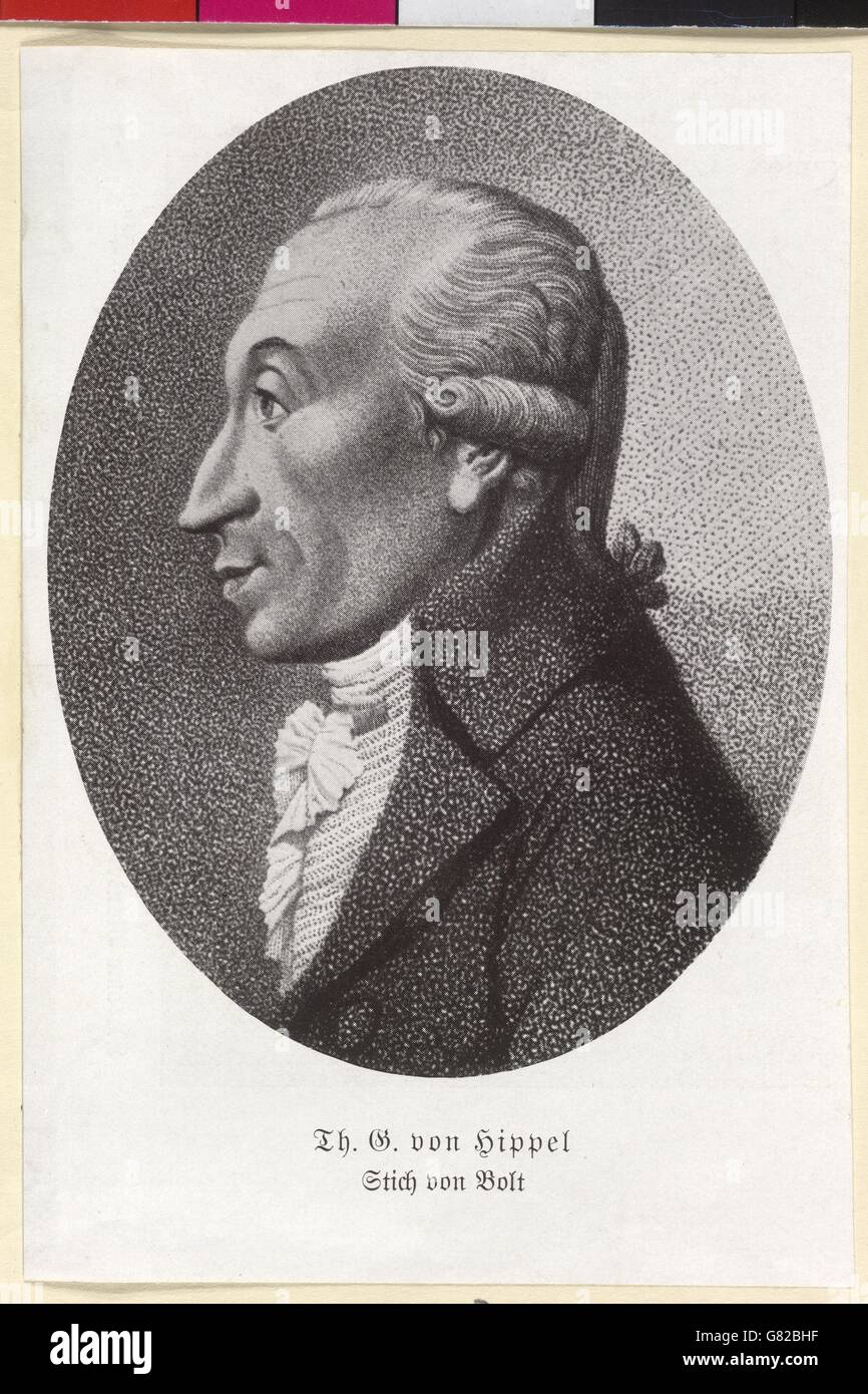 Theodor gottlieb von hippel -Fotos und -Bildmaterial in hoher Auflösung ...