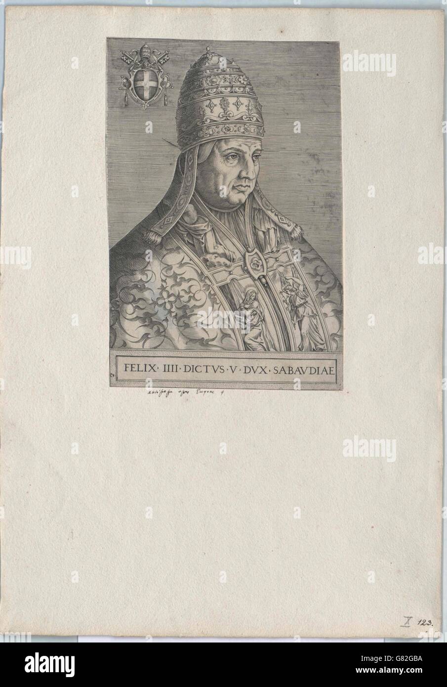 Papst felix v -Fotos und -Bildmaterial in hoher Auflösung – Alamy