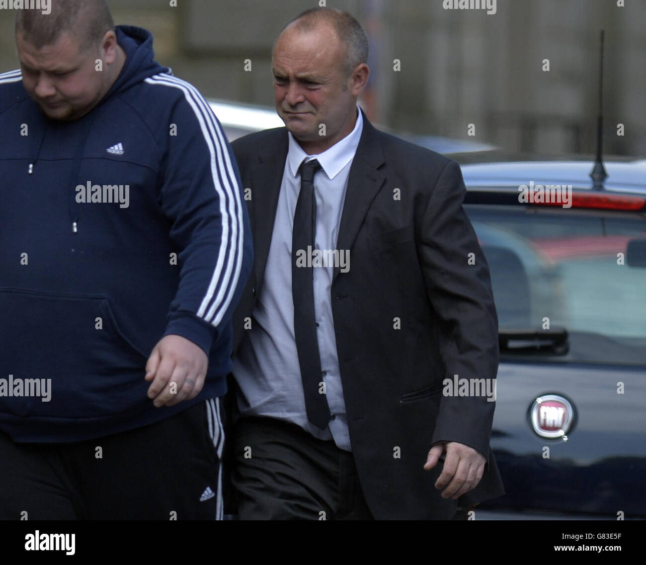 Stephen potts kommt in durham crown court an -Fotos und -Bildmaterial ...