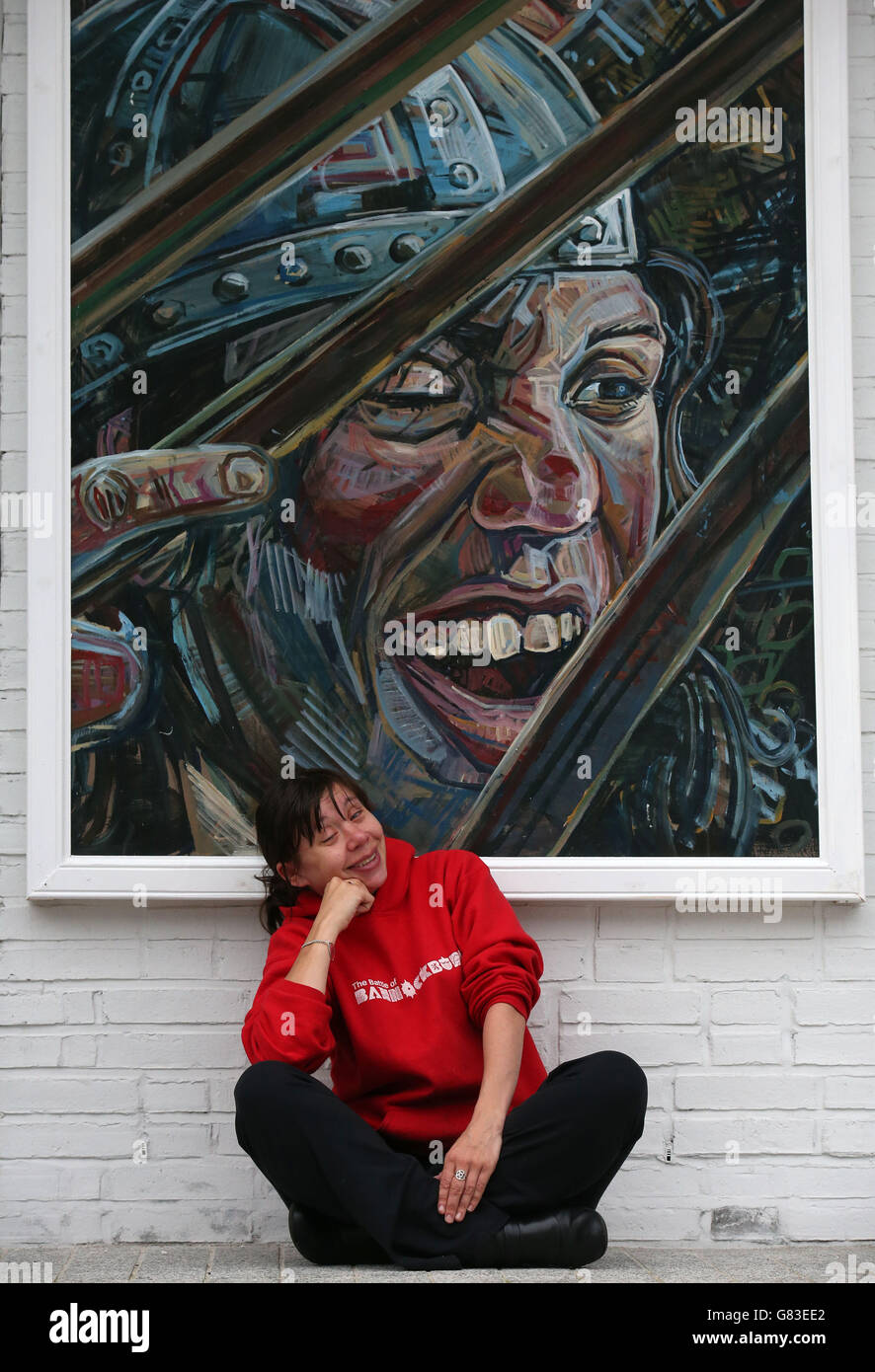 Lernender offizier in der schlacht von bannockburn zentrum -Fotos und ...