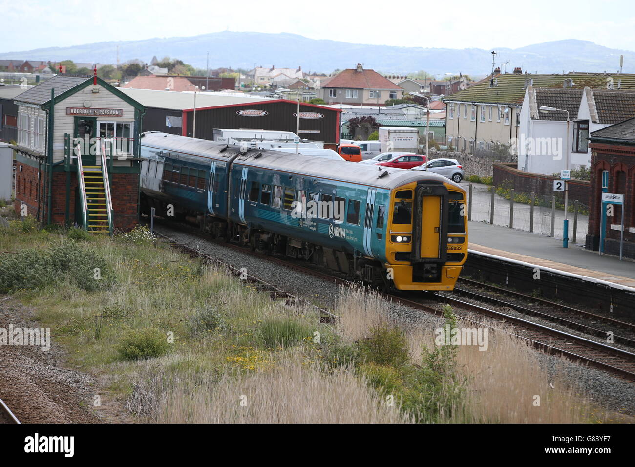 Railwaystock trainstock seaside welsh train railway -Fotos und ...
