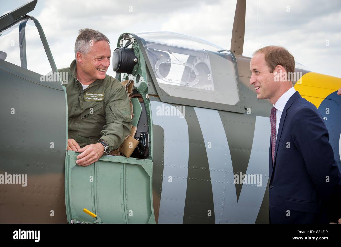 Der Geschäftsführer der Aircraft Restoration Company (ARC) und Pilot ...