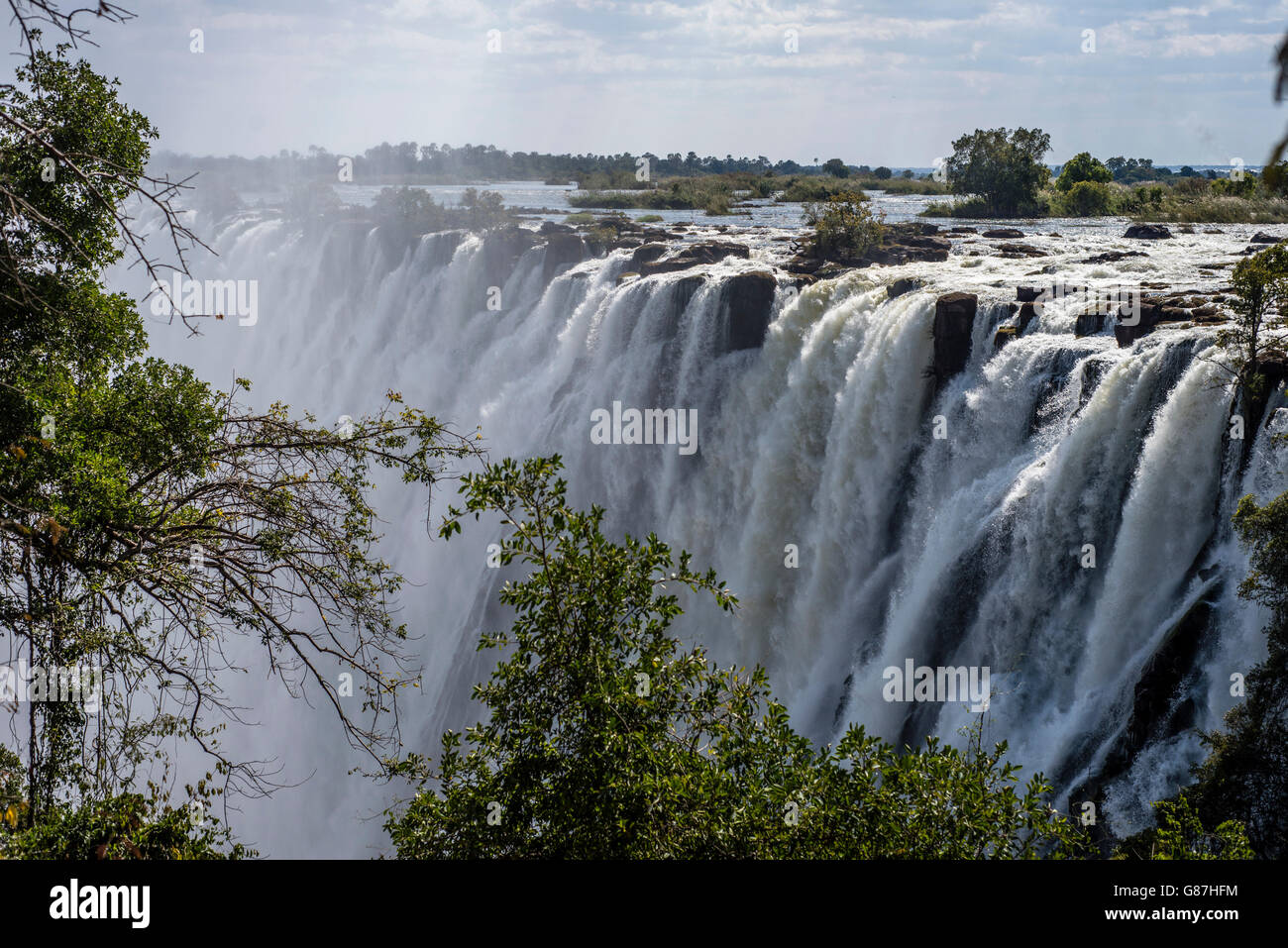 Victoria Falls, Livingstone, Sambia Stockfotografie - Alamy