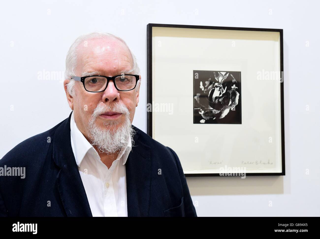 Sir peter blake mit seiner arbeit mit dem titel rose 2015 -Fotos und ...