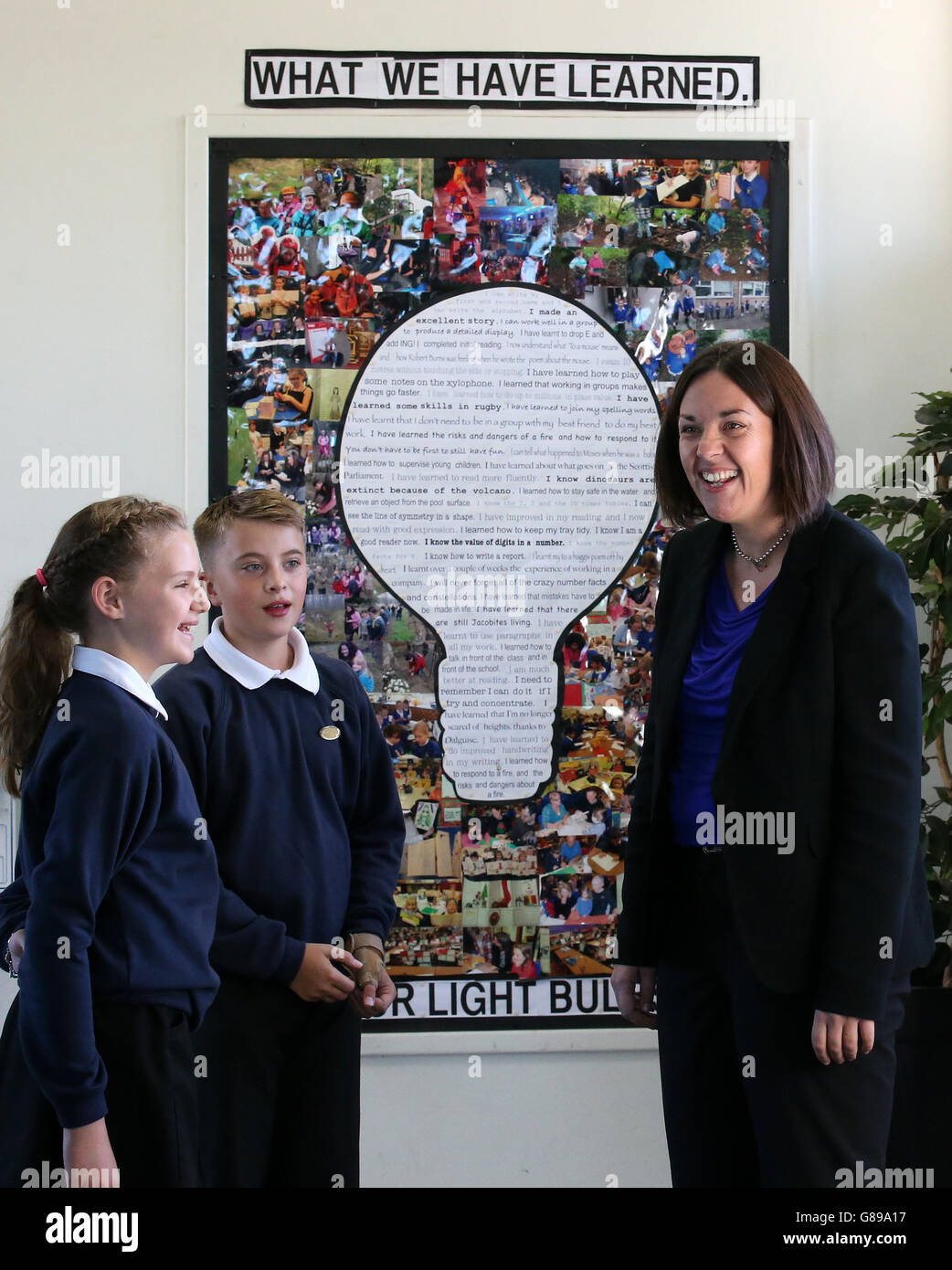 Kezia dugdale besuch der st ninians grundschule -Fotos und ...