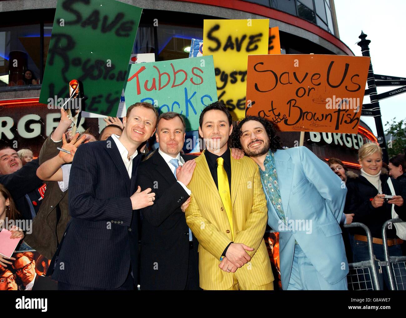 (Links-rechts) Mark Gatiss, Steve Pemberton, Reece Shearsmith und ...