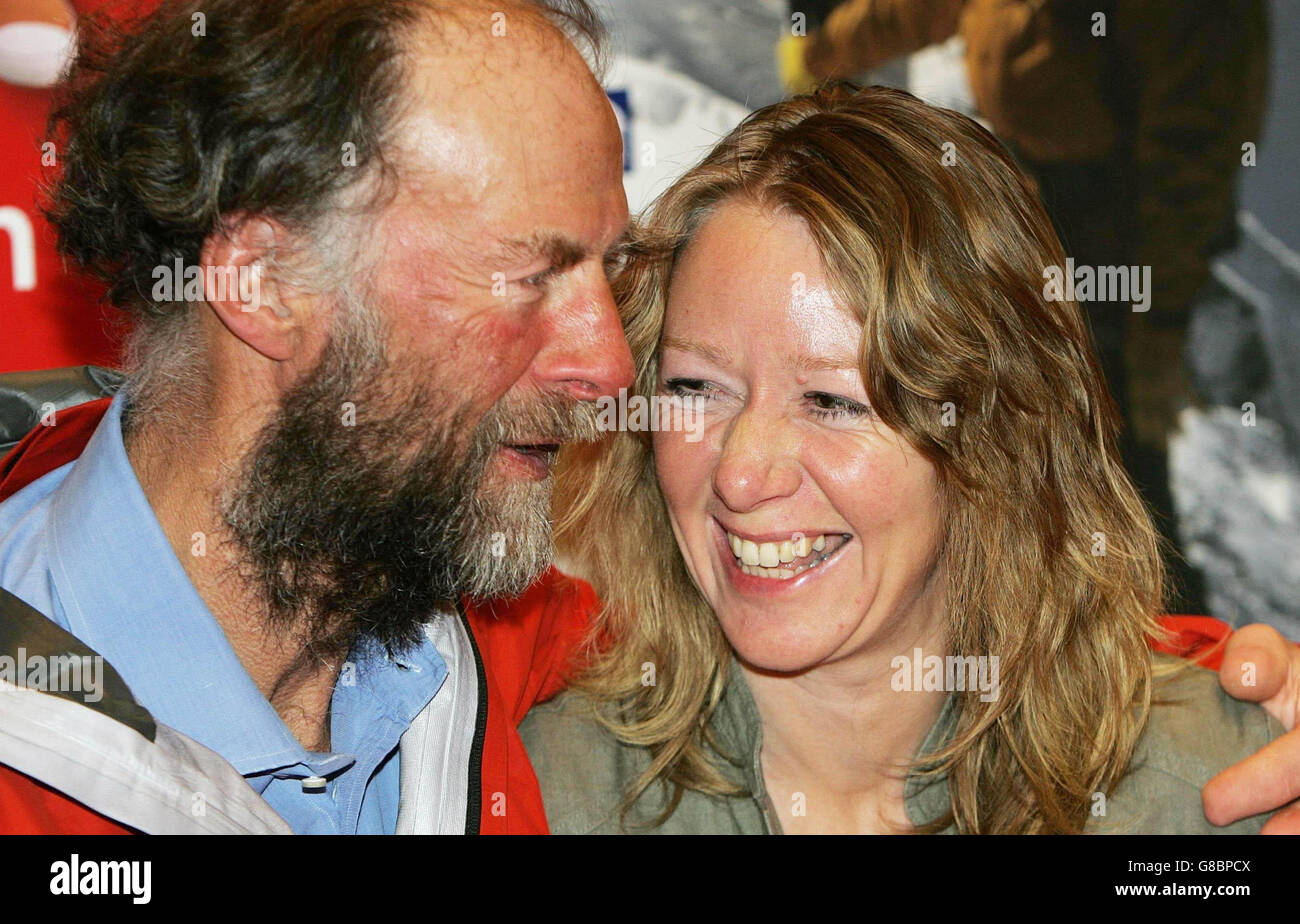 Explorer sir ranulph fiennes and his wife lady louise -Fotos und ...