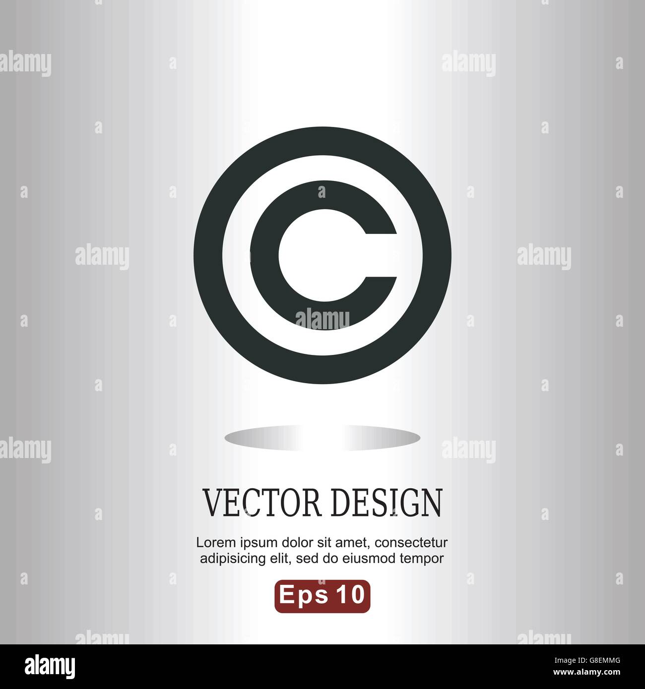 Simboli di copyright Stock-Vektorgrafiken kaufen - Alamy