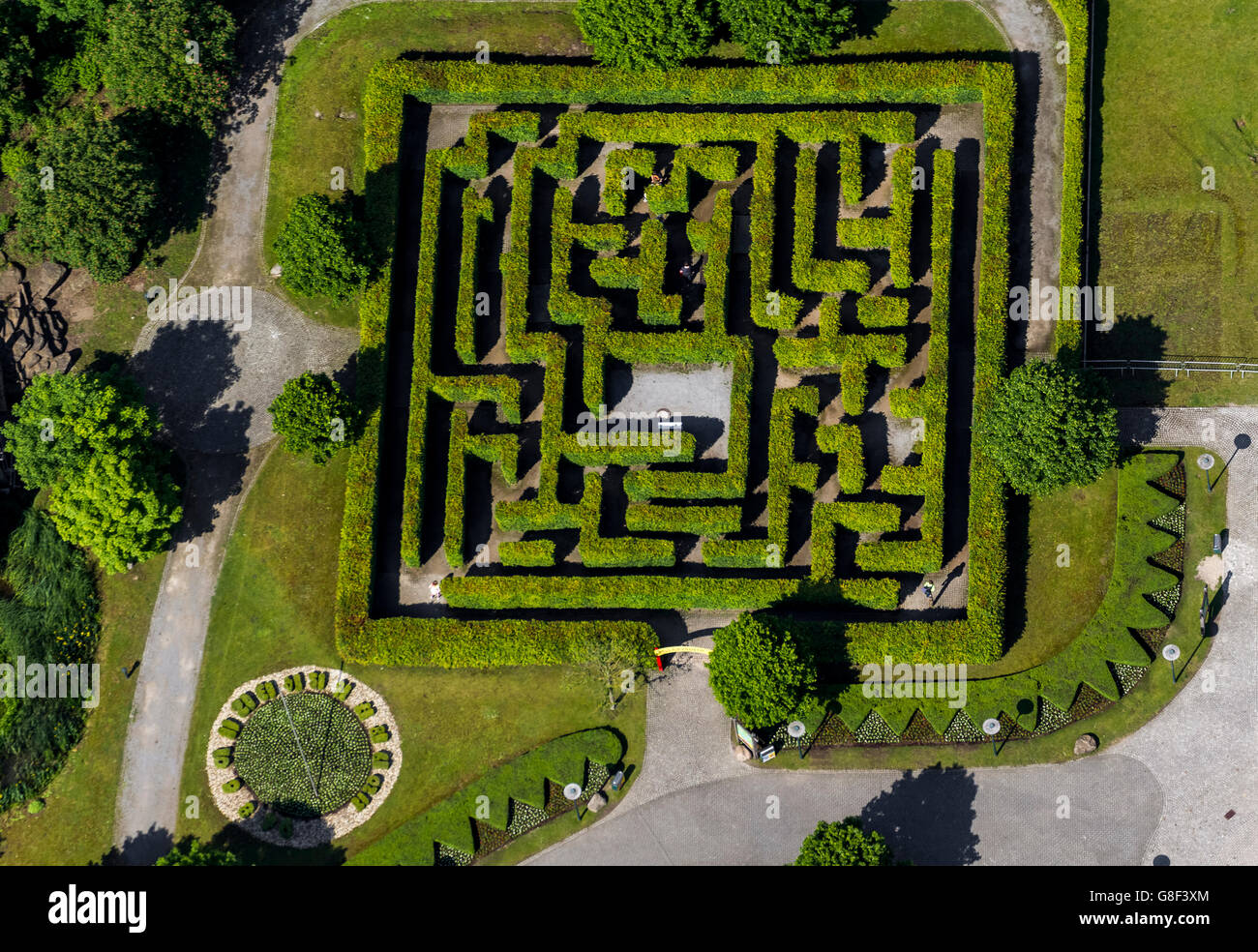 Heckenlabyrinth Stockfotos und -bilder Kaufen - Alamy